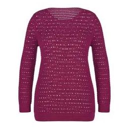 Rundhals-Pullover Anna Aura pink, 46