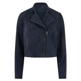 Lederjacke Talbot Runhof X PETER HAHN blau, 46