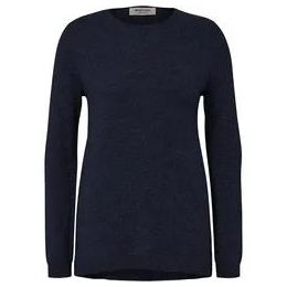 Rundhals-Pullover aus 100% Premium-Kaschmir Peter Hahn blau, 42