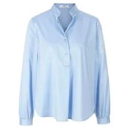 Bluse Stehkragen Peter Hahn blau, 42