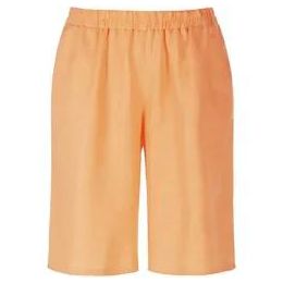 Bermudas aus 100% Leinen Peter Hahn orange, 44
