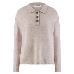 Polo-Pullover Kaschmir Peter Hahn beige, 46