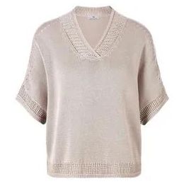 V-Pullover Peter Hahn beige, 38