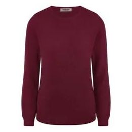 Rundhals-Pullover aus 100% Premium-Kaschmir Peter Hahn rot, 42