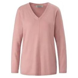 V-Pullover aus 100% Premium-Kaschmir Peter Hahn ros&eacute;, 38