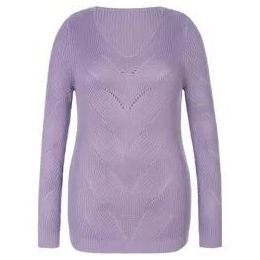 V-Pullover Emilia Lay lila, 52