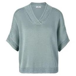 V-Pullover Peter Hahn blau, 46