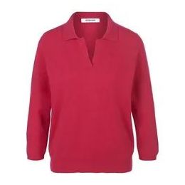 Polo-Pullover Kaschmir Peter Hahn pink, 36