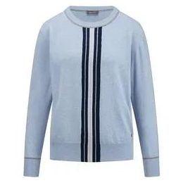 Rundhals-Pullover Basler blau, 46
