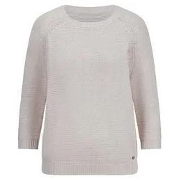 Rundhals-Pullover Basler beige, 44