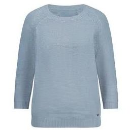 Rundhals-Pullover Basler blau, 48