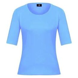 Rundhals-Shirt Modell Velvet Bogner blau, 38