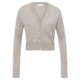 Strickjacke aus 100% Kaschmir Peter Hahn beige, 40