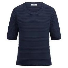 Rundhals-Pullover Peter Hahn blau, 50