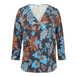 Bluse 3/4-Arm Peter Hahn blau, 44