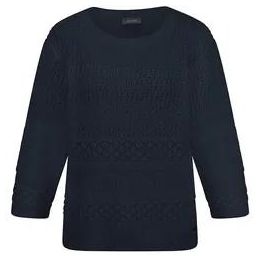 Pullover U-Boot-Ausschnitt Basler blau, 36