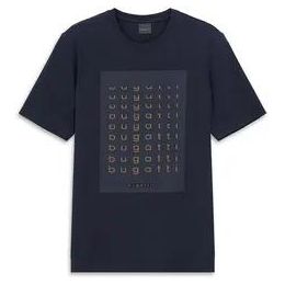 Rundhals-Shirt Bugatti blau, 54