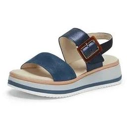 Plateau-Sandale Gabor Comfort blau, 40