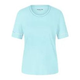 Rundhals-Shirt Frida Green Cotton blau, 38