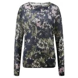 Rundhals-Pullover Basler blau, 38