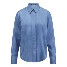Bluse aus Seide Fadenmeister Berlin blau, 48