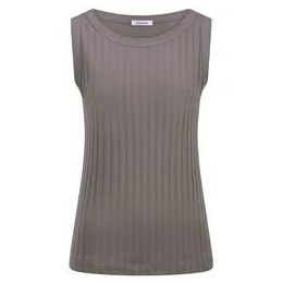 Rundhals-Top efixelle beige, 36
