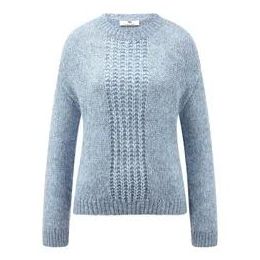 Rundhals-Pullover Peter Hahn blau, 40