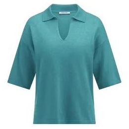 Polo-Pullover Peter Hahn blau, 46
