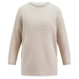 Pullover U-Boot-Ausschnitt Peter Hahn beige, 38