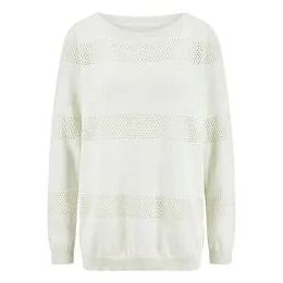 Rundhals-Pullover Emilia Lay weiss, 48