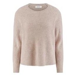 Rundhals-Pullover Kaschmir Peter Hahn beige, 48