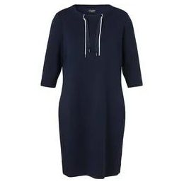 Jersey-Kleid 3/4-Arm Via Appia Due blau, 52