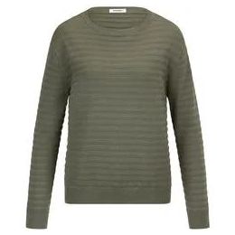 Rundhals-Pullover aus 100% SUPIMA&reg;-&shy;Baumwolle Peter Hahn gr&uuml;n, 42