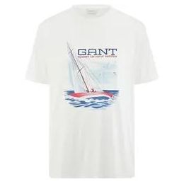 T-Shirt Gant weiss, 48