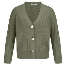Cardigan aus 100% SUPIMA&reg;-Baumwolle Peter Hahn gr&uuml;n, 50