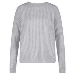 Rundhals-Pullover aus Kaschmir Peter Hahn blau, 40