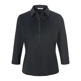 Polo-Shirt 3/4-Arm efixelle schwarz, 52