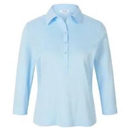 Polo-Shirt 3/4-Arm efixelle blau, 44