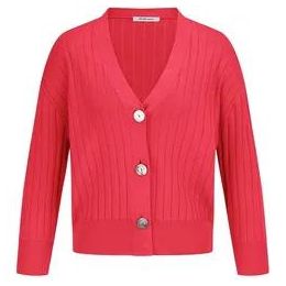 Cardigan aus 100% SUPIMA&reg;-Baumwolle Peter Hahn rot, 38