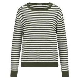 Rundhals-Pullover aus 100% SUPIMA&reg;-&shy;Baumwolle Peter Hahn gr&uuml;n, 50