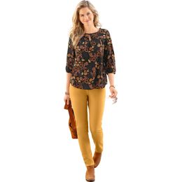 WITT Damen Stretch-Hose mit Passformsattel vorne und hinten, ocker, Gr&ouml;&szlig;e 40