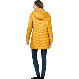 WITT Damen Steppjacke mit dezentem Glanz, ocker, Gr&ouml;&szlig;e 38