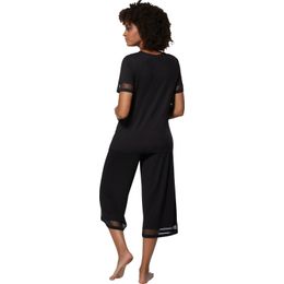 w&auml;schepur w&auml;schepur Damen Schlafanzug, Schwarz, Gr. 36/38, Pyjamas, Material: Viskose