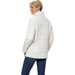 WITT Damen Steppjacke mit seitlicher L&auml;ngs-Steppung, ecru, Gr&ouml;&szlig;e 36