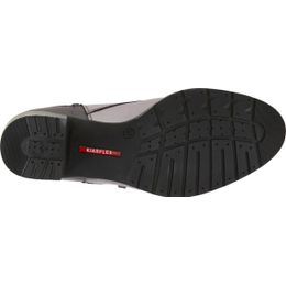 Heine Schn&uuml;rstiefelette, Grau, Gr. 37, Damen, Stiefeletten, Material: Rindsleder