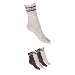 Freizeitsocken Fila "WOMAN LIFESTYLE NORMAL BUTTONED SOCKS", Damen, Gr. 35 (38), confetti, Baumwollmischung, Socken Freizeitsocken, mit modischem Punktemuster