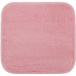 G&ouml;zze Badematte G&Ouml;ZZE "Rio Premium", rosa (altrosa), H:18mm, Polyester, Badematten, Badematte, Badteppich, Uni Farben, waschbar, rechteckig & rund erh&auml;ltlich