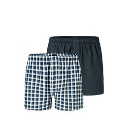 Weiter Boxer Schiesser "Boxershorts Multipacks", Herren, Gr. 4, 909, sonstiges, Webqualit&auml;t, Obermaterial: 100% Baumwolle, weit, Unterhosen Weiter Boxer, mit Eingriff, Gummizug