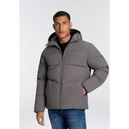 Jack & Jones Steppjacke JACK & JONES "JJGUARD &ndash; Steppjacke mit Wattierung und Rei&szlig;verschluss", Herren, Gr. L, grau (castlerock), Web, Obermaterial: 100% Polyester, unifarben, normal, gerader Abschluss, Jacken Steppjacke, modisch, regular fit, Web