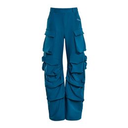 Sporthose WINSHAPE "Functional Comfort Cargo Pants CP101C", Damen, Gr. XL, Normalgr&ouml;&szlig;en, gr&uuml;n (teal gr&uuml;n), 85% Polyester, 15% Elasthan, Hosen Sporthose, mit Taschen